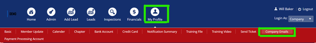 How to setup outbound emails - NRCIA