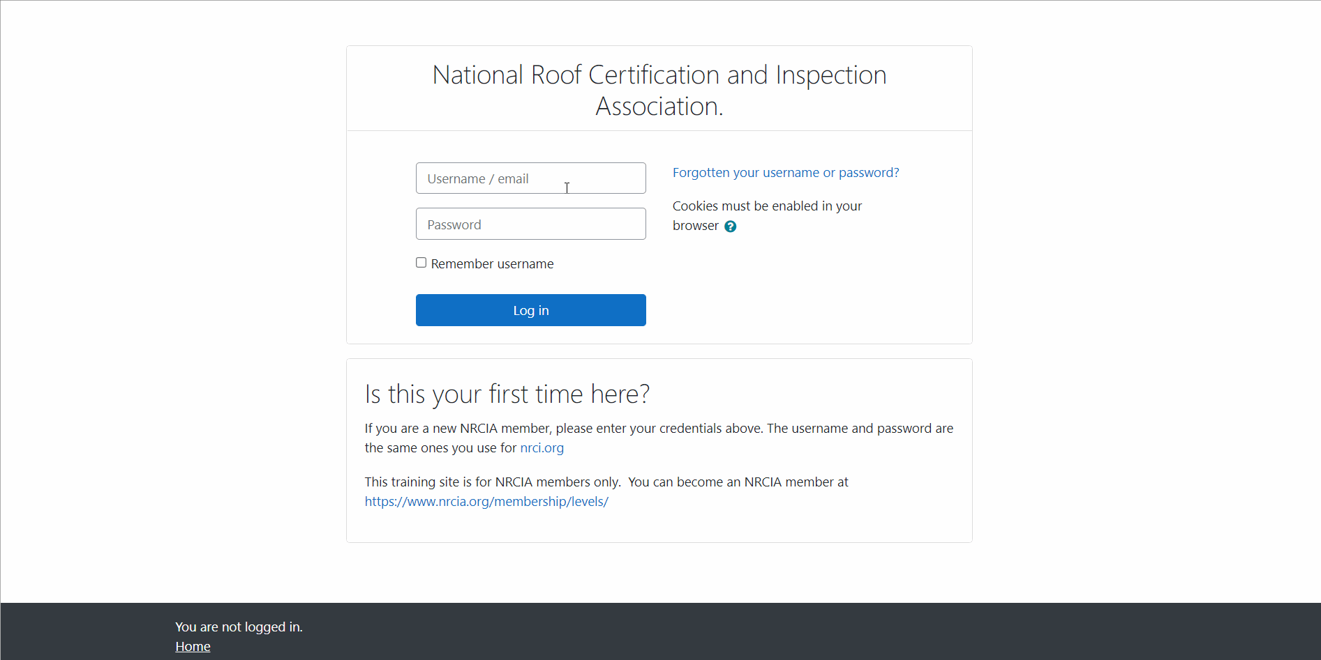 How to access continuing education material - NRCIA